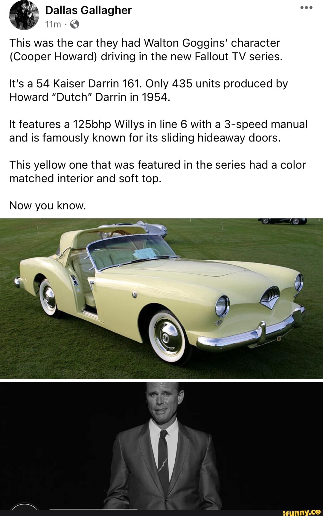 Dallas Gallagher gd This was the car they had Walton Goggins' character ...