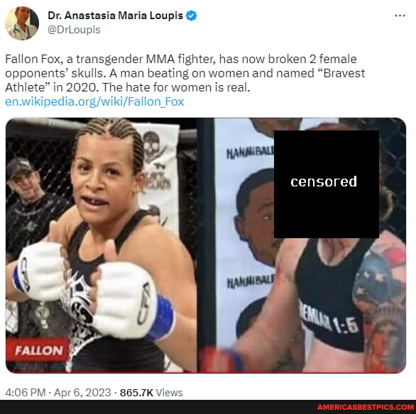Fallon Fox, a transgender MMA fighter, has now broken 2 female ...
