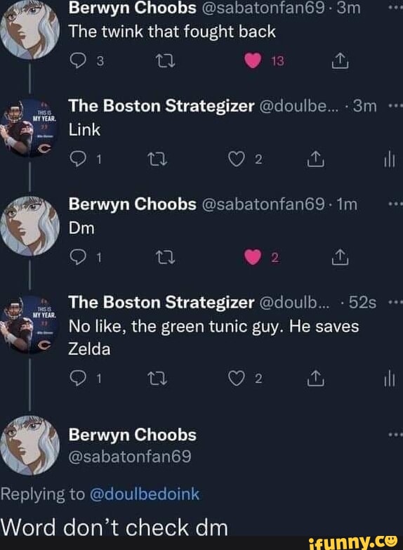 Berwyn Choobs @sabatonfan69- The twink that fought back Os The Boston ...