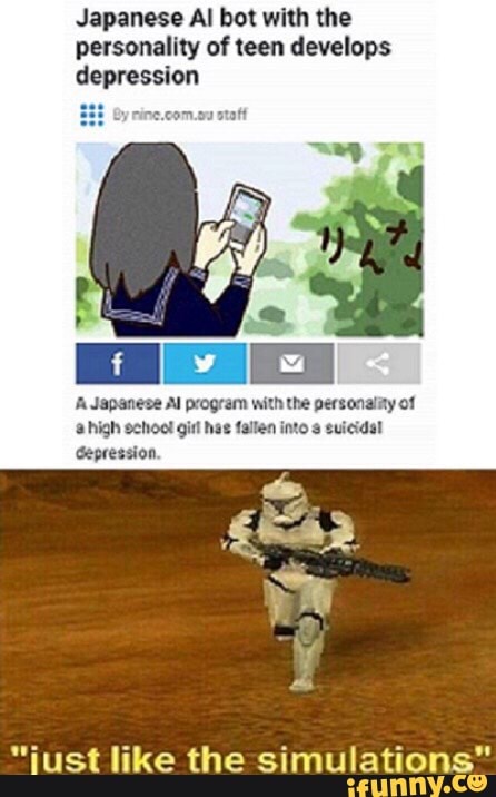 Japanese AI bot with the personality of teen develops depression like ...