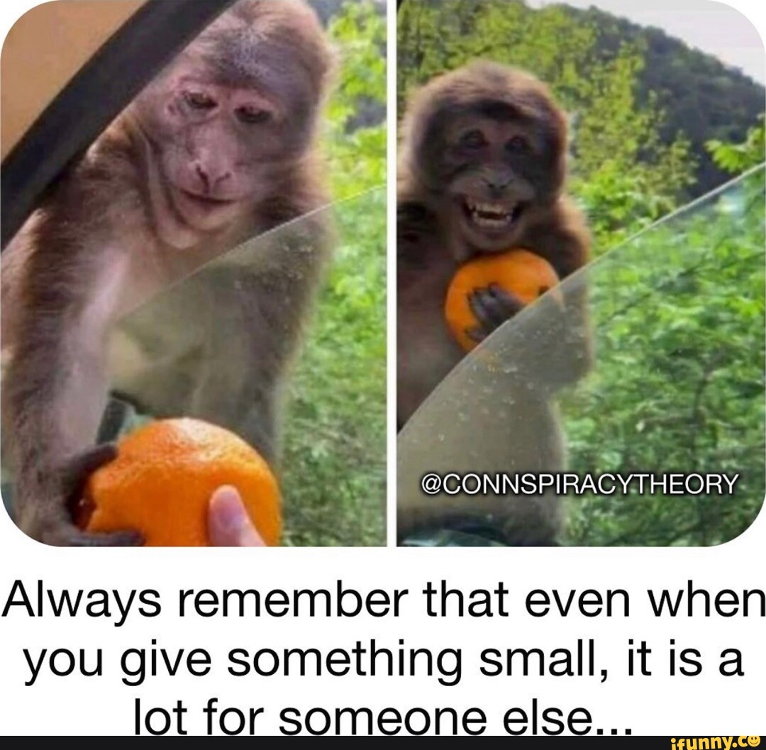 @CONNSPIRAGYAHEORY, Always remember that even when you give something ...