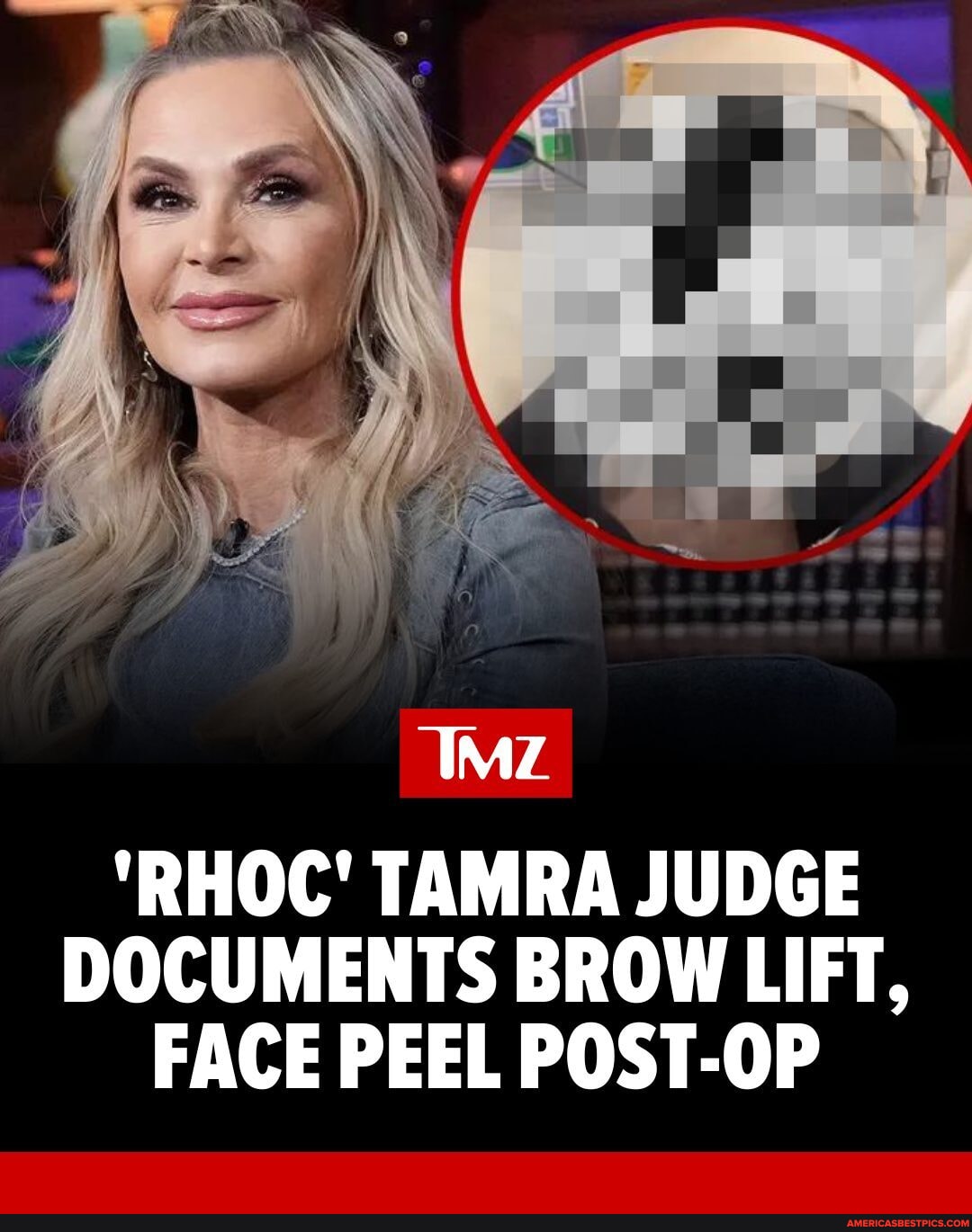 Tamra Judge is showing fans how to keep things highbrow ... documenting ...