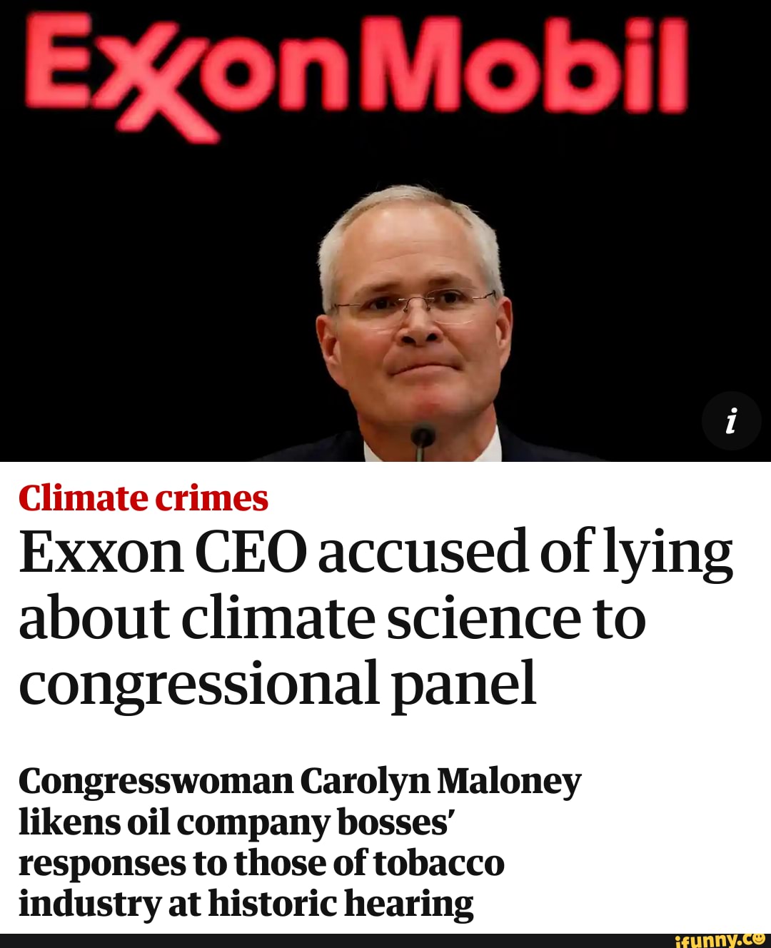 ExxonMobil Climate crimes Exxon CEO accused of lying about climate ...