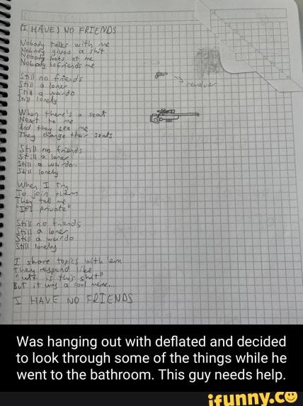 Was hanging out with deflated and decided to look through some of the ...
