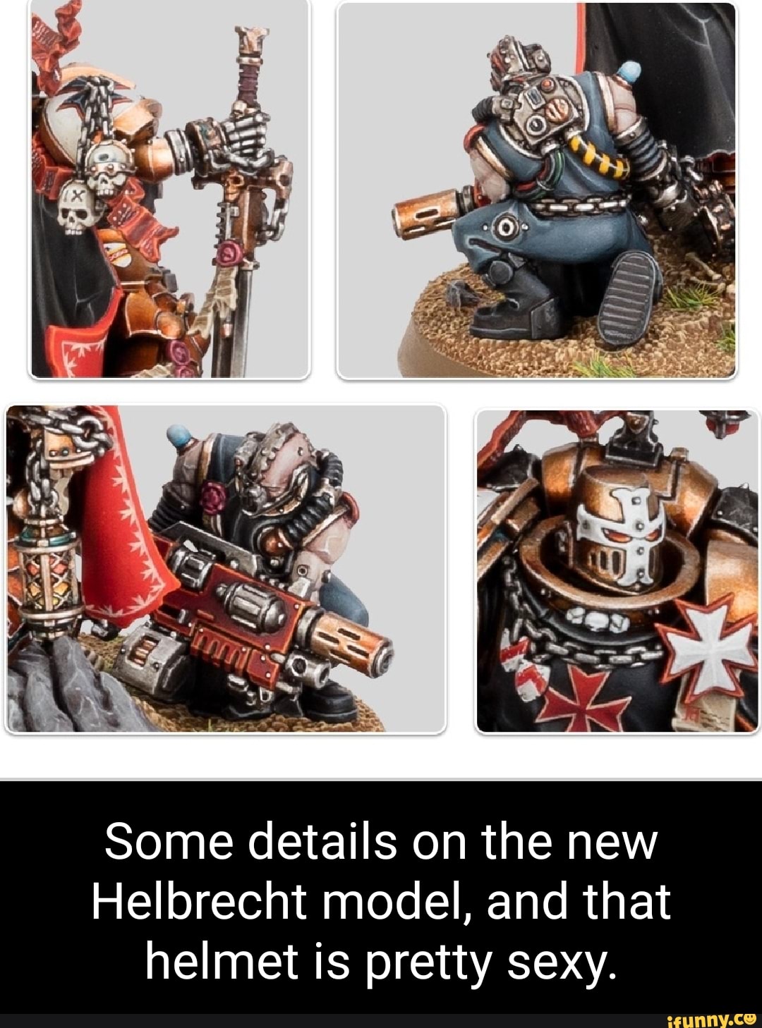 Some details on the new Helbrecht model, and that helmet is pretty sexy ...