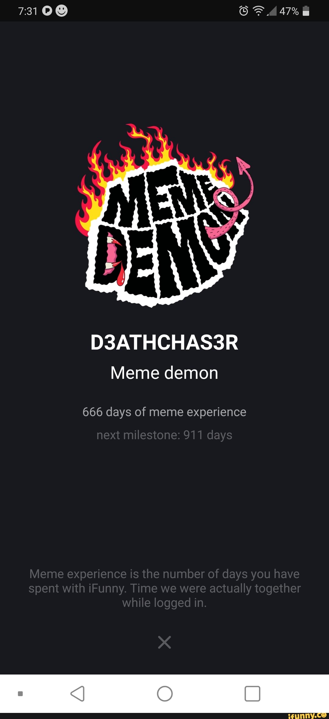 Meme demon 666 days of meme experience - iFunny
