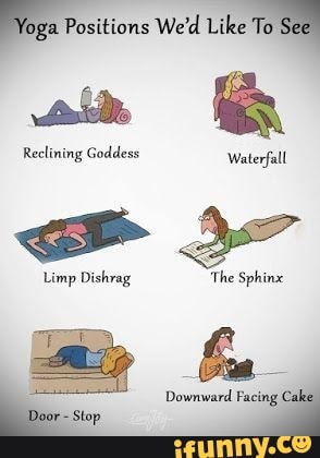 "Yoga Positions We'd Like To See ai Reclining Goddess Waterfall Limp ...