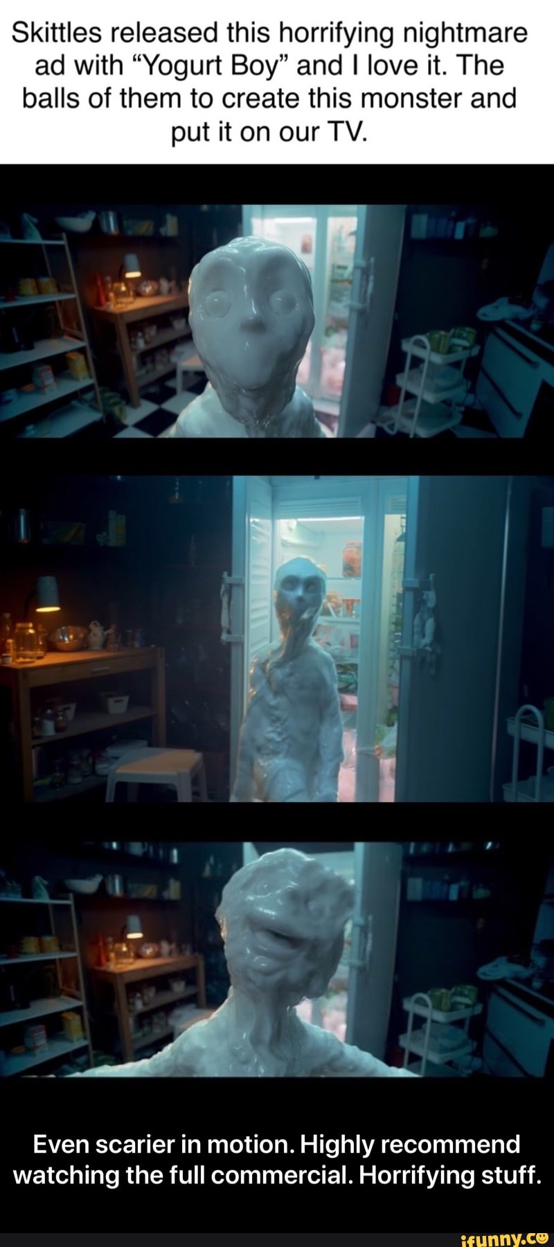 Skittles released this horrifying nightmare ad with "Yogurt Boy" and I ...