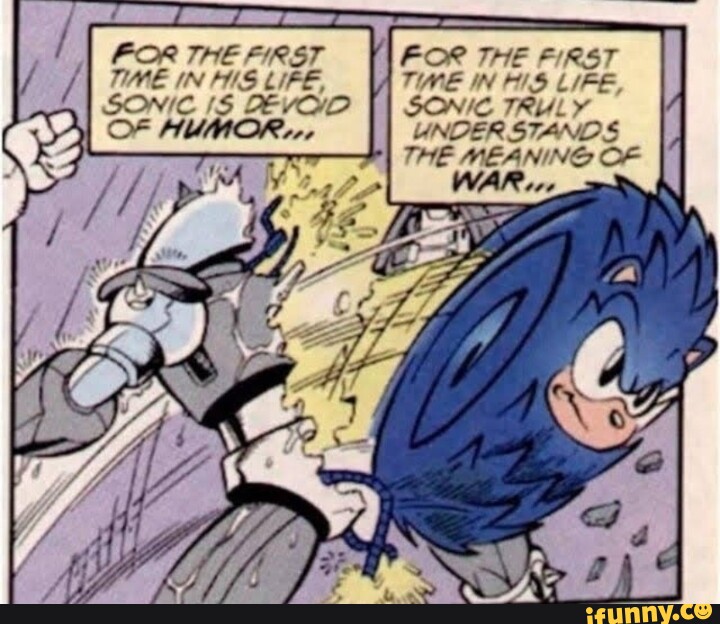 FOP THE FIRST FOR THE FIRST TIME IN /US LIFE, TWE OF SONIC TRULY ...