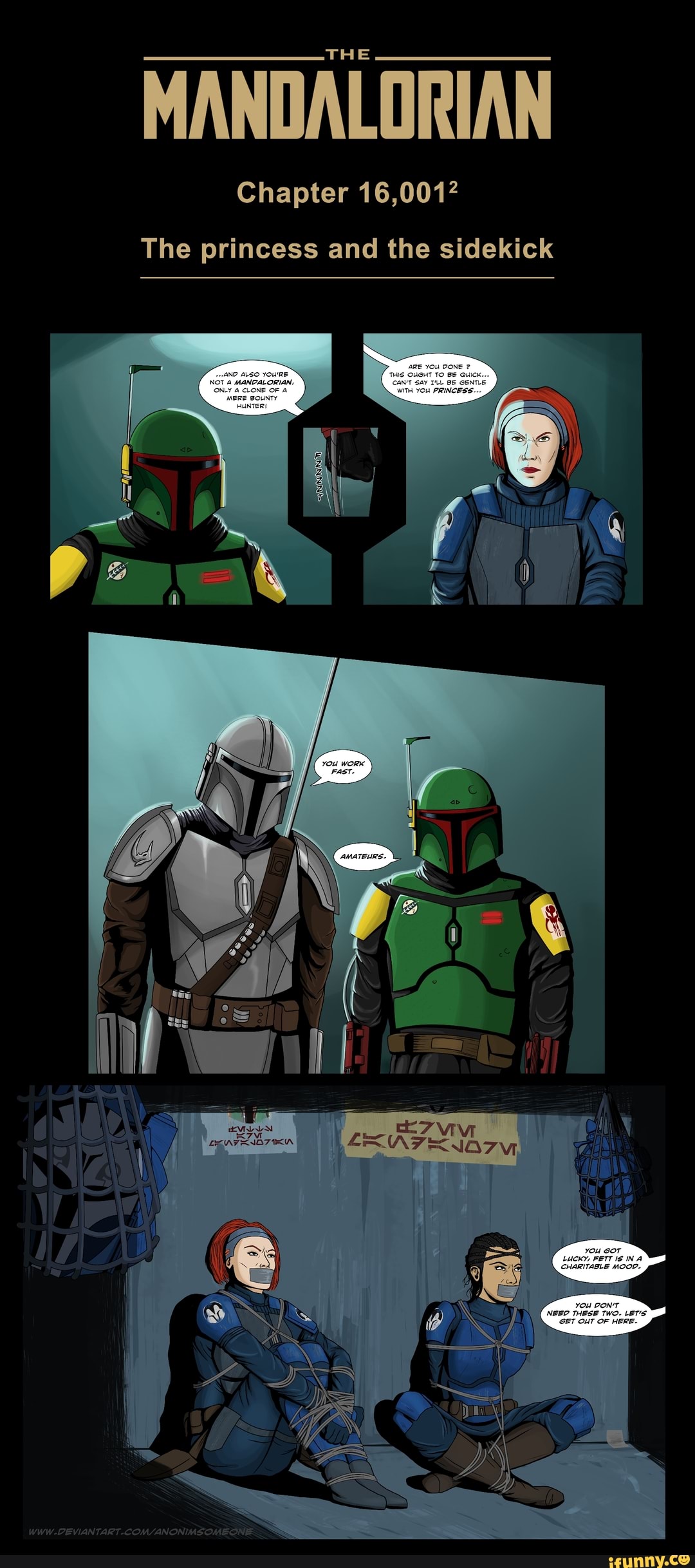 MANDALORIAN Chapter 16,0012 The princess and the sidekick of VI, - iFunny