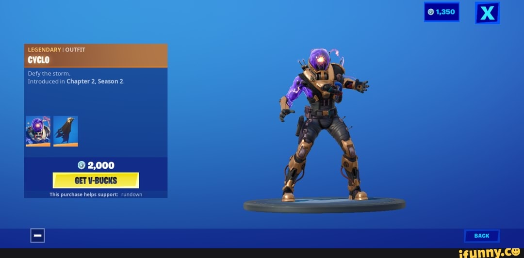 Defy the storm. Introduced in Chapter 2, Season 2. This purchase helps ...