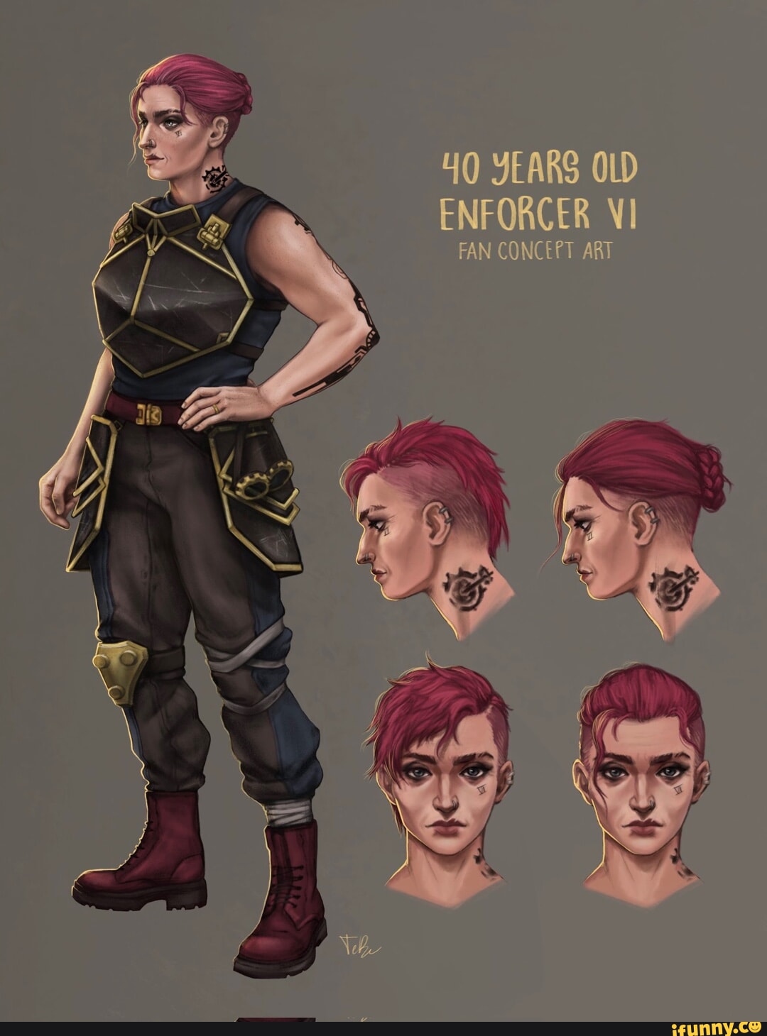 40 YEARS OLD ENFORCER VI FAN CONCEPT ART - iFunny