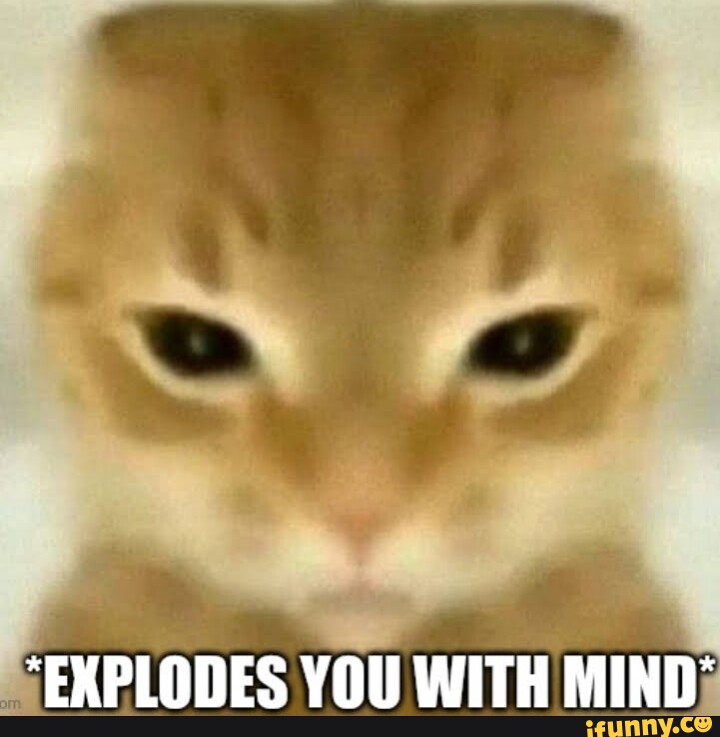 "EXPLODES YOU WITH MIND' - iFunny