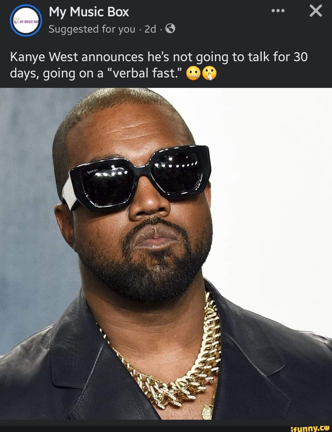 My Music Box Suggested for you Kanye West announces he's not going to ...