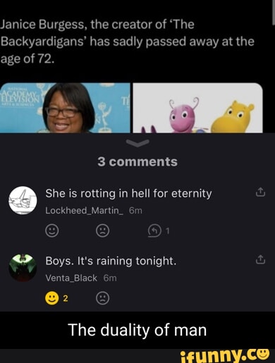 Janice Burgess, the creator of 'The Backyardigans' has sadly passed ...