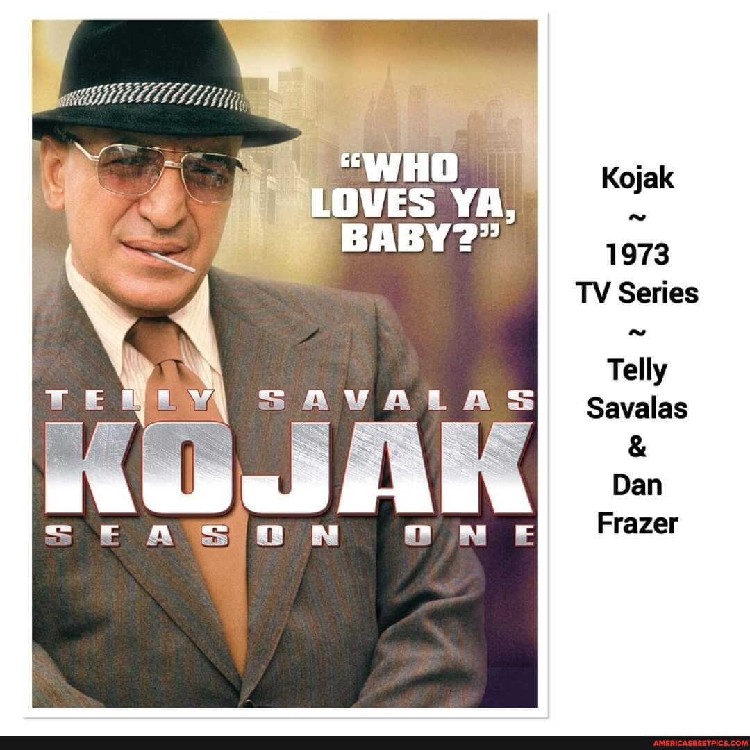 Kojak 1973 TV Series Telly Savalas Dan Frazer - America’s best pics and ...