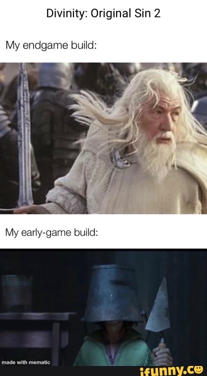 Divinity: Original Sin 2 My endgame build: My early-game build: - iFunny
