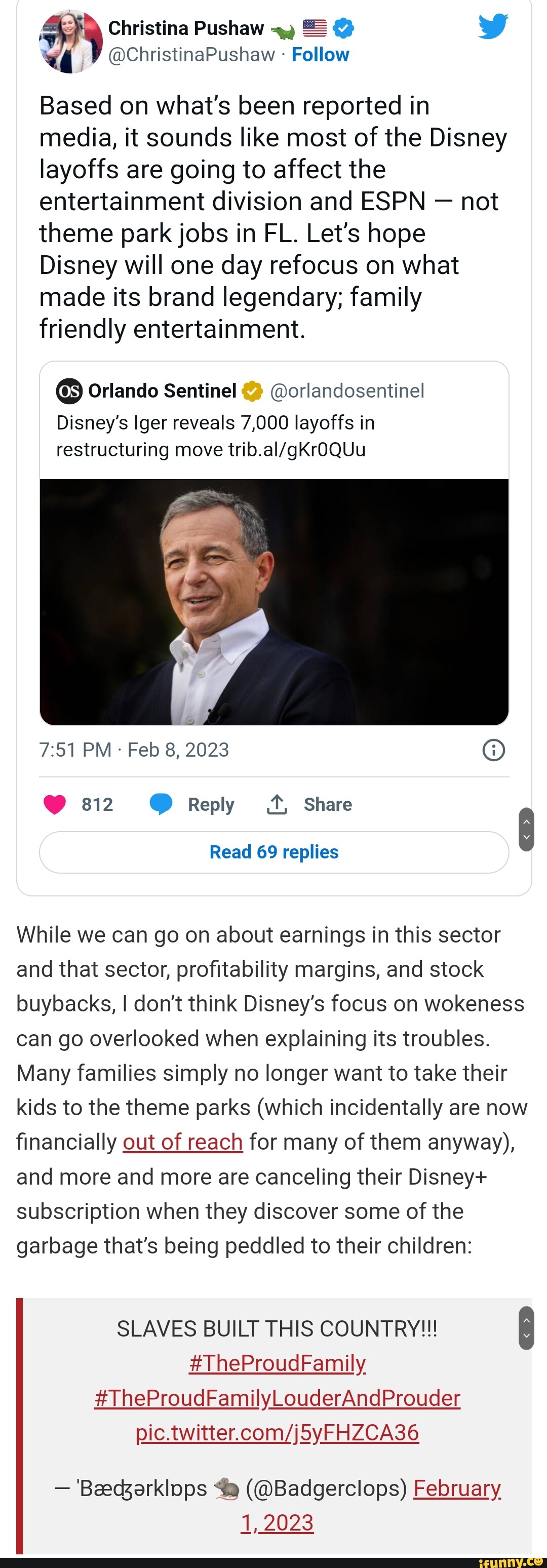 Christina Pushaw @ChristinaPushaw Follow Based on what's been reported ...