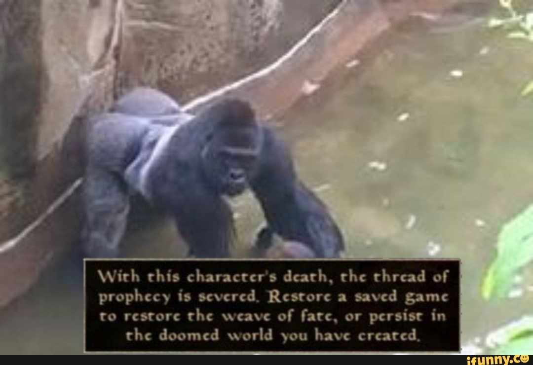 With chis character's death, the thread of prophecy is severed Restore ...