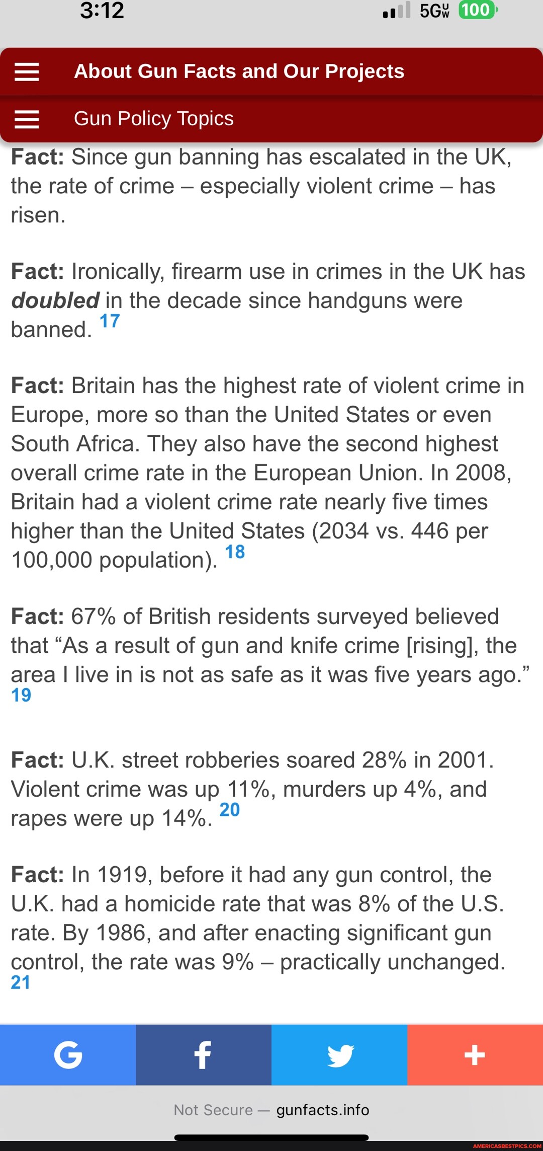 About Gun Facts and Our Projects Gun Policy Topics Fact: Since gun ...