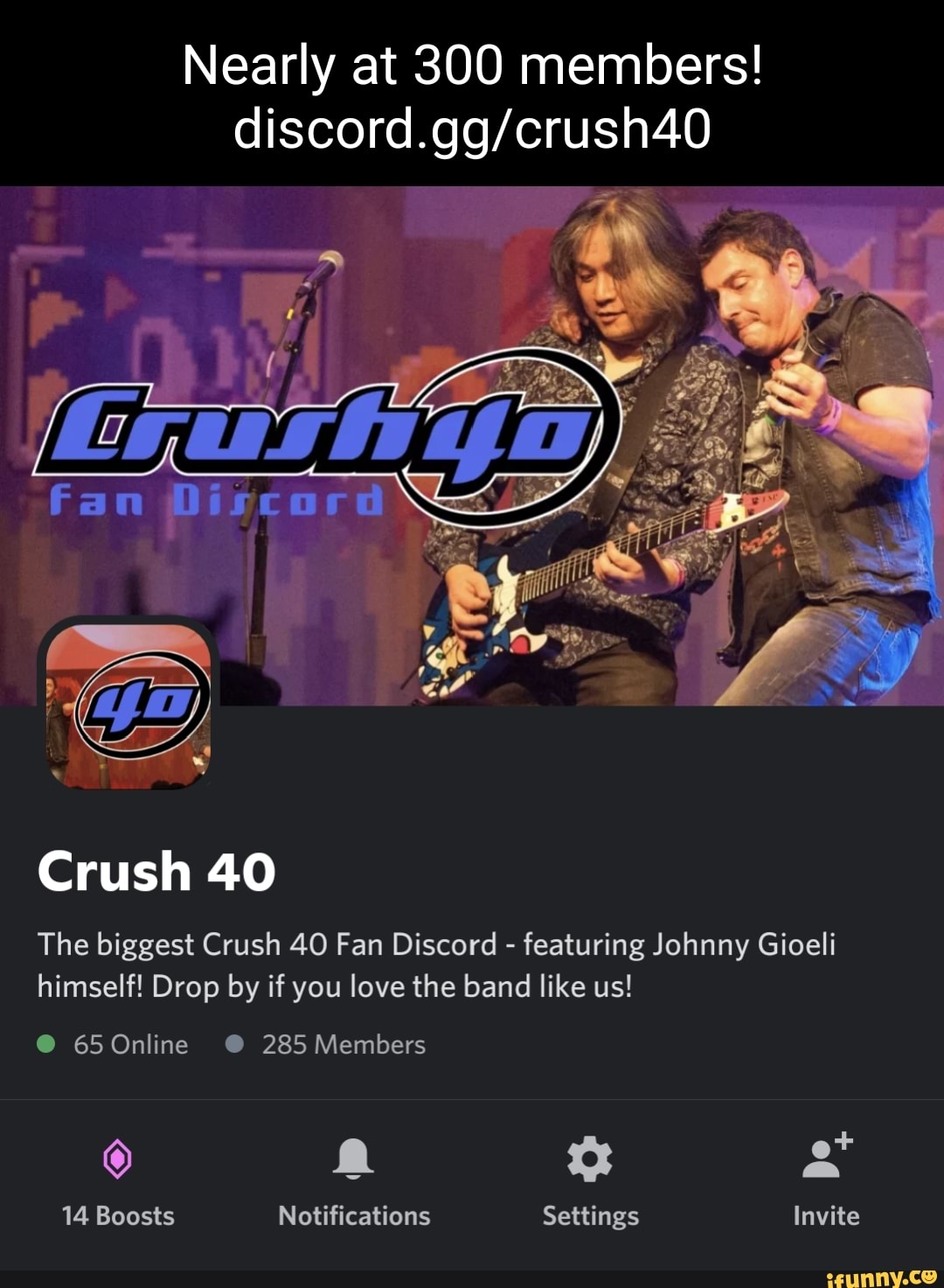 Nearly at 300 members! Fan Crush 40 The biggest Crush 40 Fan Discord ...