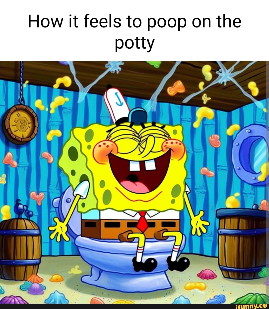 How it feels to poop on the potty - iFunny
