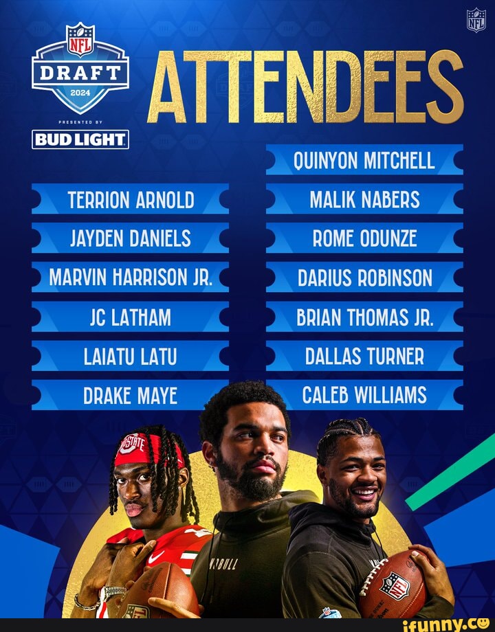 [DRAFT I BUD LIGHT QUINYON MITCHELL TERRION ARNOLD MALIK NABERS JAYDEN ...