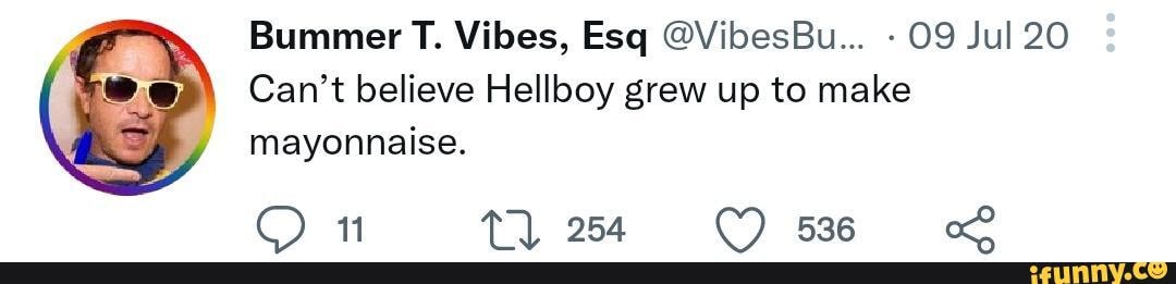 Some superheros have second careers after their glory days. Hellboy is ...