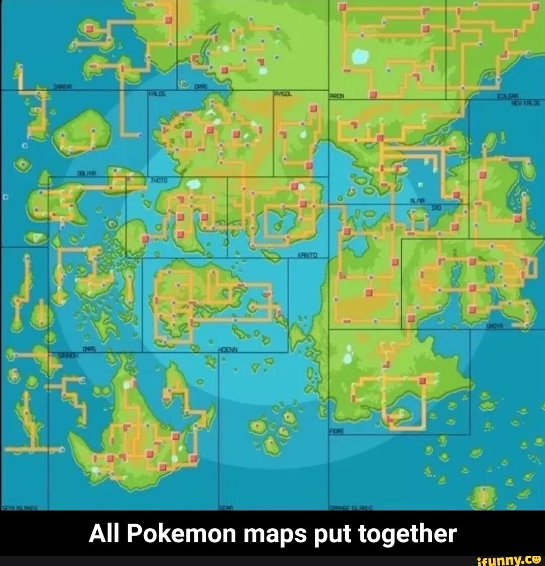 Il I I All Pokemon maps put together - All Pokemon maps put together ...