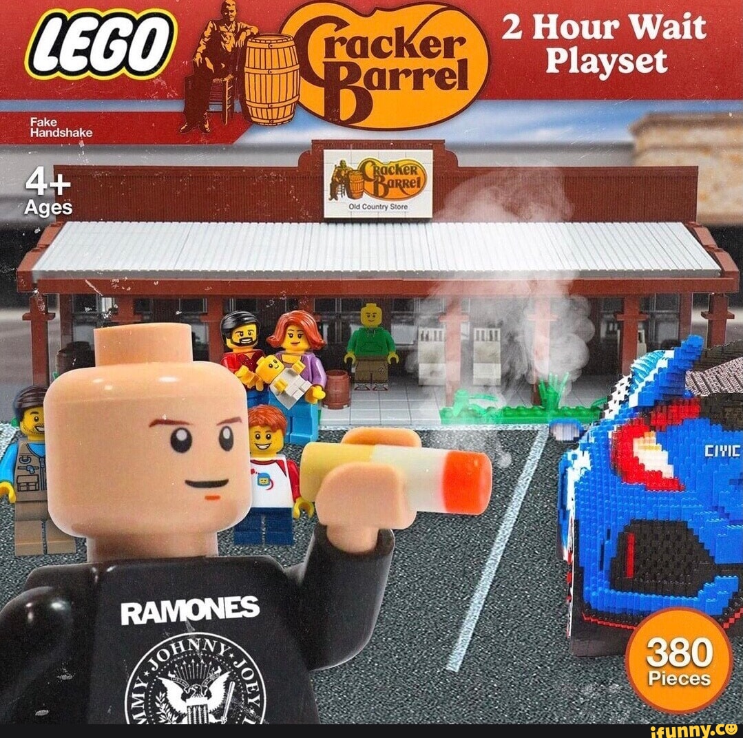 LEGO) Hour Wait (Packer Playset Fake Handshake 4+ Ages Pieces Pieces ...