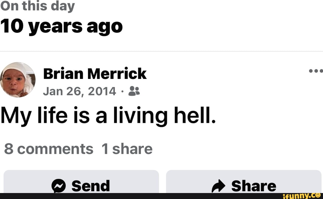 On this day 10 years ago Brian Merrick Jan 26, 2014 - & My life is a ...