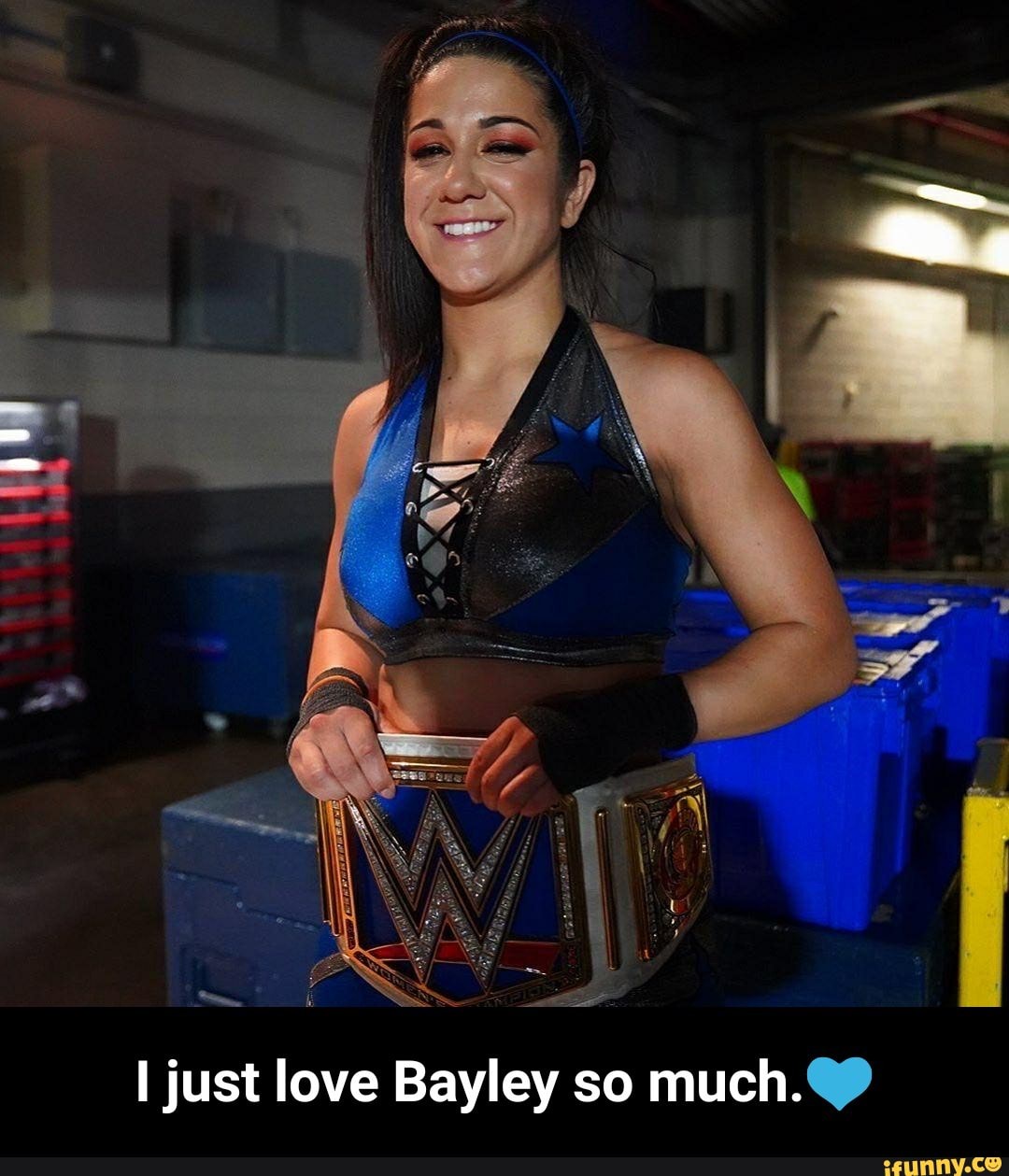 I just love Bayley so much.. - I just love Bayley so much.💙 - iFunny