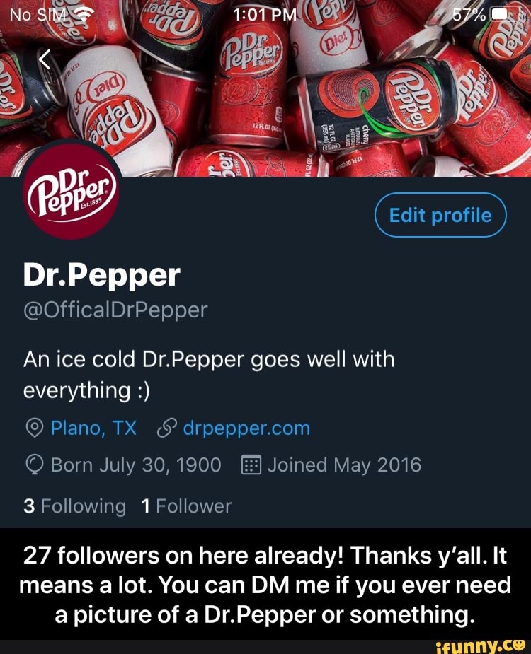 An ice cold Dr.Pepper goes well with everything © Plano, TX drpepper ...