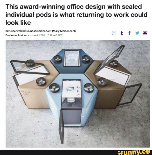 This award-winning office design with sealed individual pods is what ...