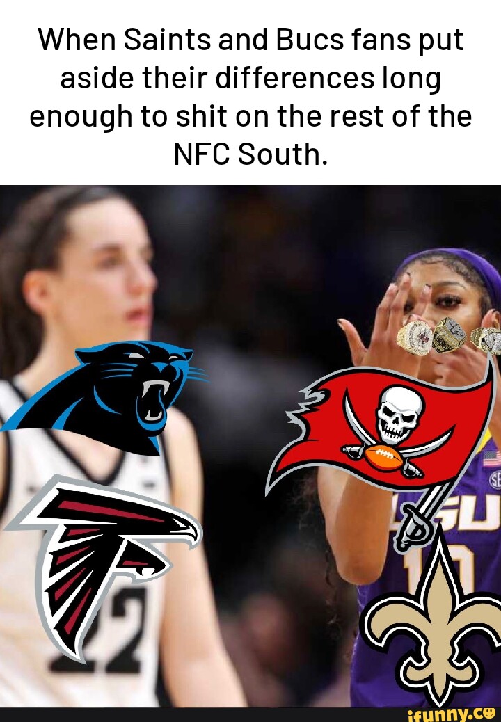 When Saints and Bucs fans put aside their differences long enough to ...