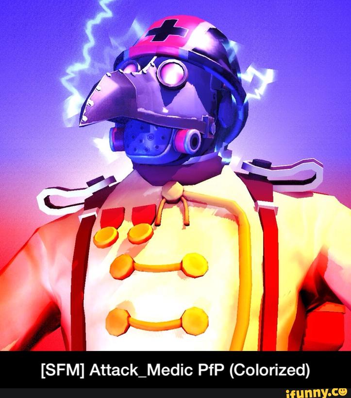 [SFM] AttackiMedic PfP (Colorized) - [SFM] Attack_Medic PfP (Colorized) - )