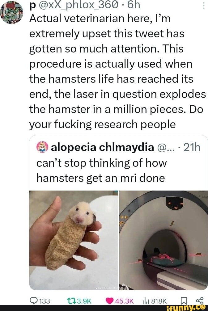 PP @xX_pnlox_360 Actual veterinarian here, I'm extremely upset this ...