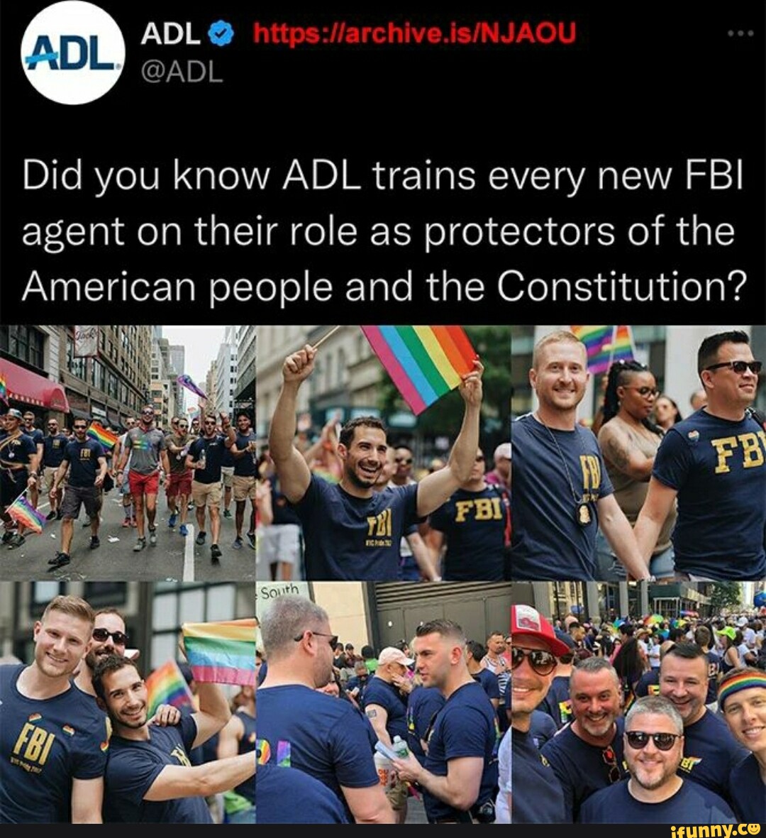 Did you know ADL trains every new FBI agent on their role as protectors ...