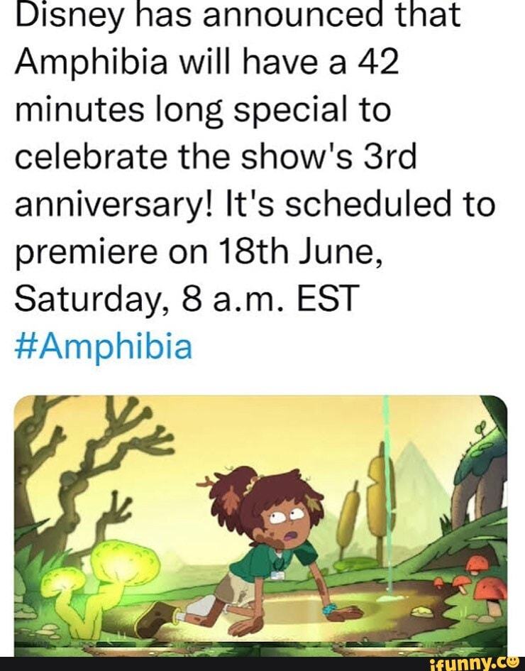 Disney has announced that Amphibia will have a 42 minutes long special ...