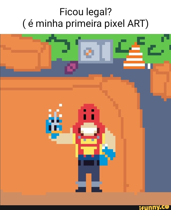 Ficou legal? (é minha primeira pixel ART) as - )