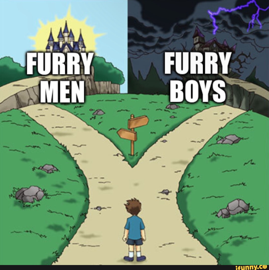 FURRY FURRY MEN BOYS - iFunny