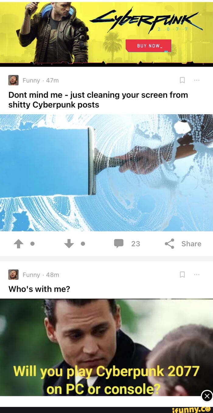 Now. NOW_ NOW_ I Dont mind me - just cleaning your screen from shitty ...