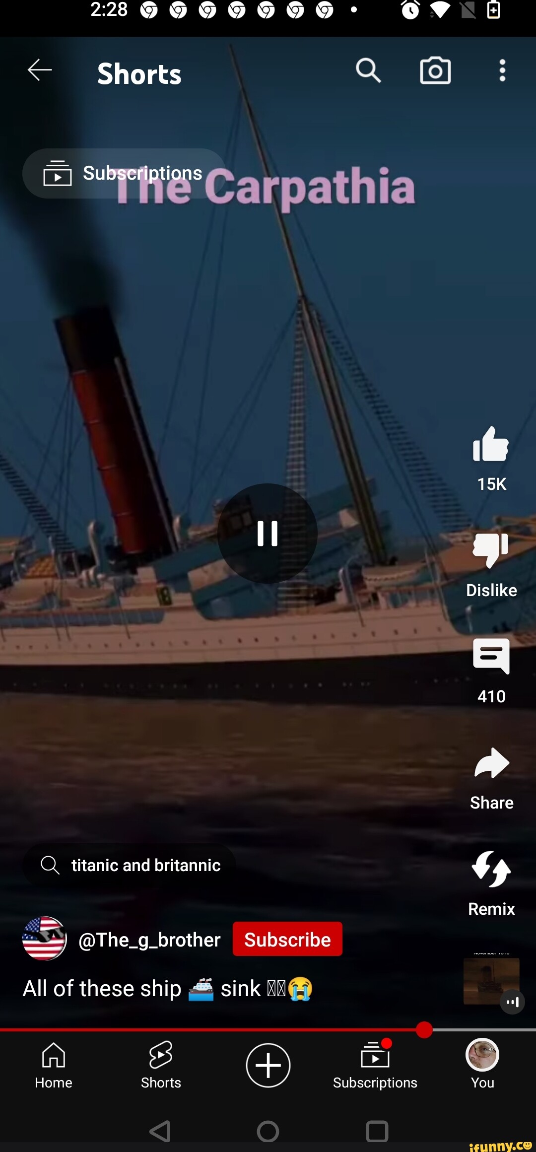 Q_ titanic and britannic @The_g_brother Subscribe All of these ship ...