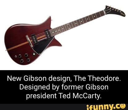New Gibson design, The Theodore. Designed by former Gibson president ...