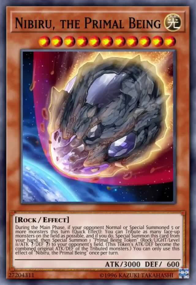 Fitting music With yugioh cards. This is how I feel when I play Nibiru ...