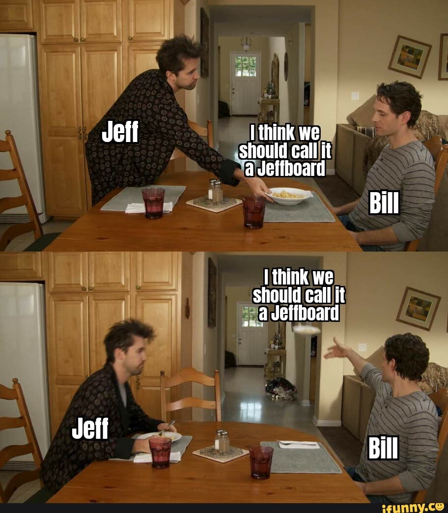 Jeff think we should call it a Jetthoard think we should call it ...