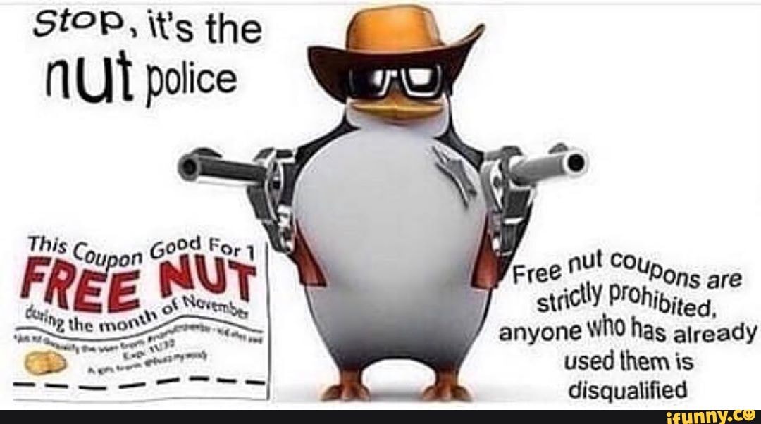StOP, it's the NUT police - iFunny