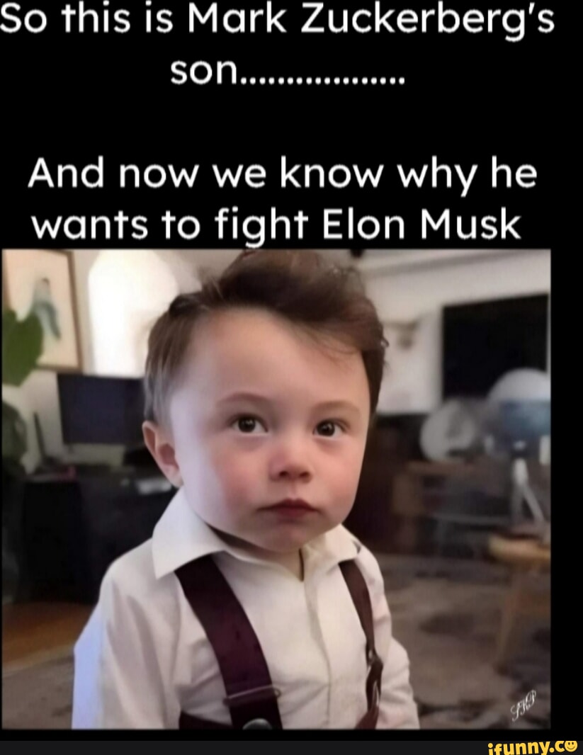 So this is Mark Zuckerberg's And now we know why he wants to fight Elon ...
