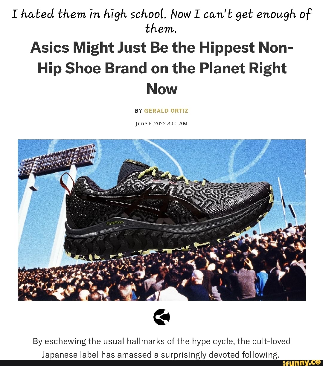 Asics memes. Best Collection of funny Asics pictures on iFunny