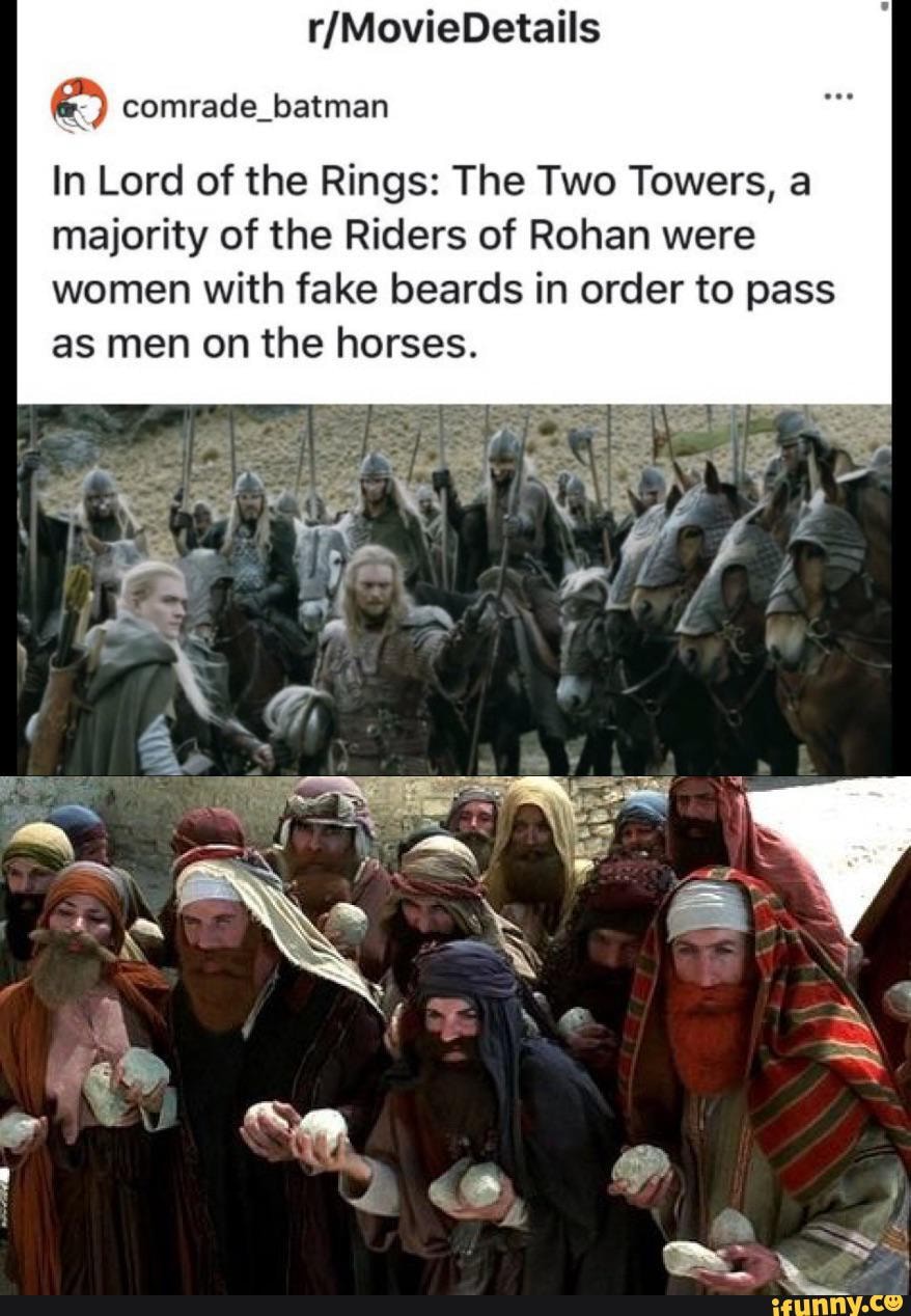 Comrade_batman riMovieDetatls In Lord of the Rings: The Two Towers, a ...